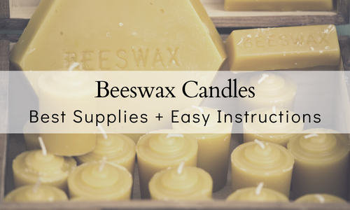 How To Make Beeswax Candles | Supplies + Steps – The Farmers Cupboard